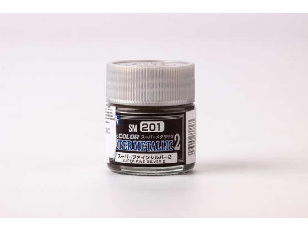 Gunze - Mr.Color - Super metalic - SM201 - Super Fine Silver II 10ml ...